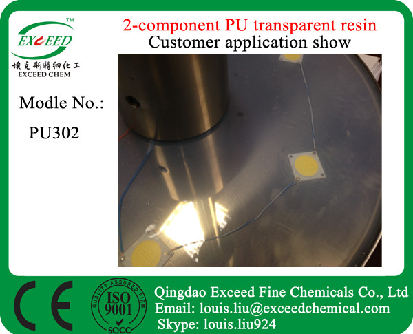 UV-resistant transparent polyurethane casting resin